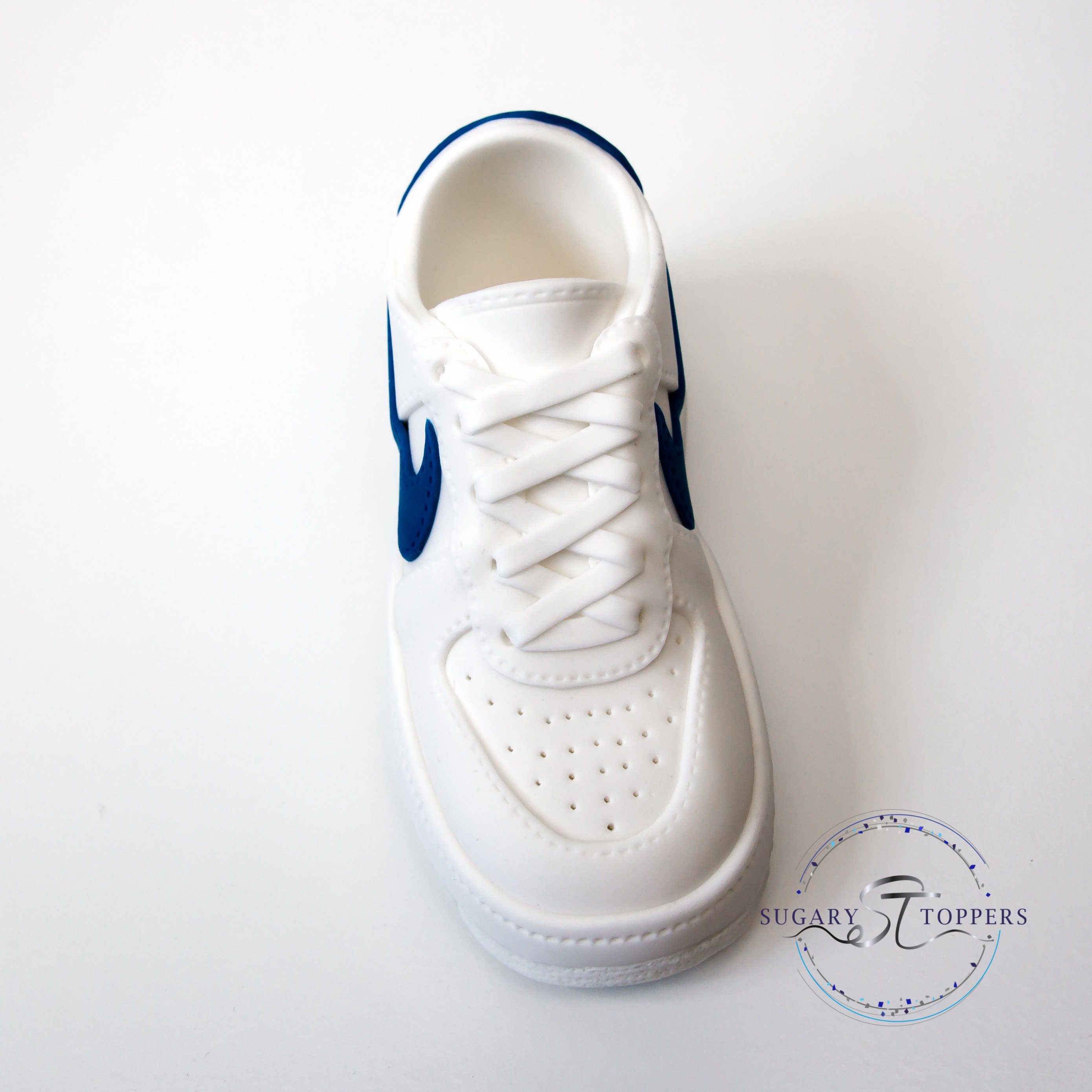 Sneakers Cake Topper - Fondant Cake Decoration - Handmade Shoes ...