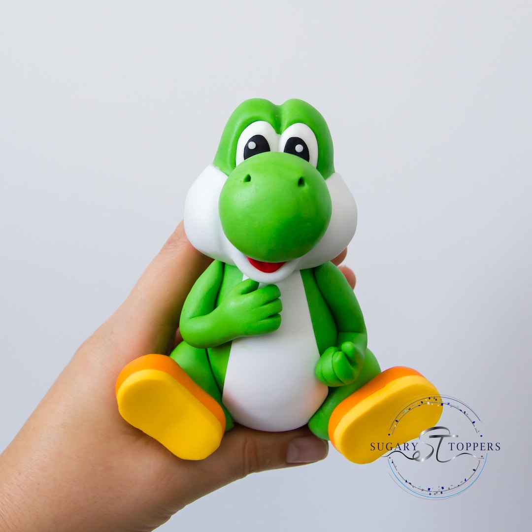 Super Mario Dino Yoshi Cake Topper for Cake Decorating Birthday Cake ...