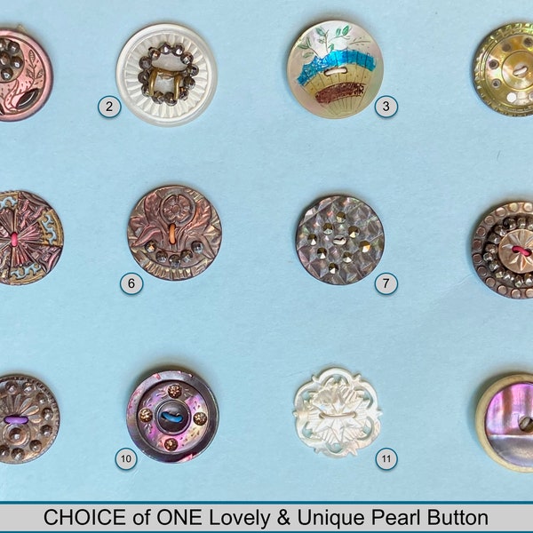 Pearl Button - Etsy