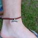 Whale Tail Anklet Beach Faux Suede Unissex Men Women Stacking Layering ...