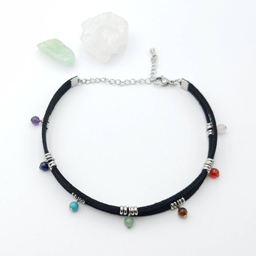 7 Chakras Bracelet Anklet Seven Stacking Layering - Etsy