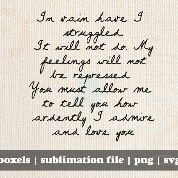 Jane Austen Svg - Etsy