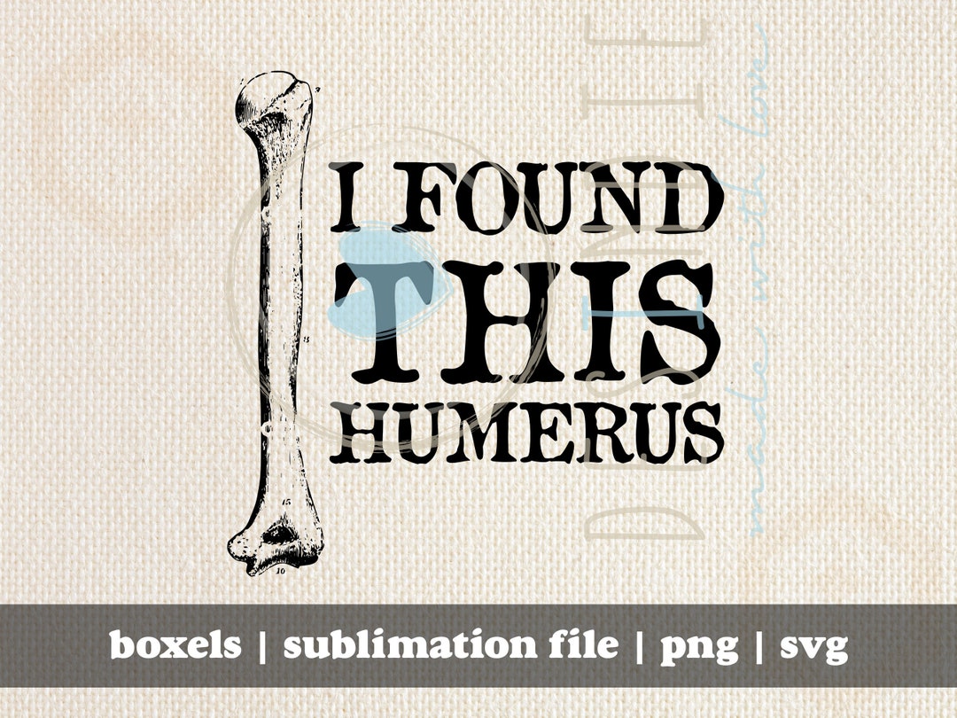I Found This Humerus Funny Bone Nurses Doctor Anatomy Instant Download ...