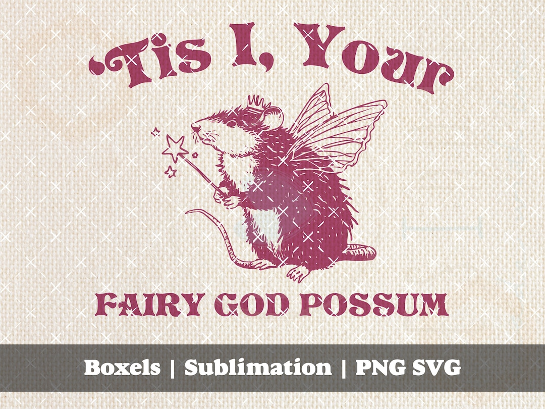 Tis I Your Fairy God Opossum Possum Funny Animal Quotes Awesome Sketch ...