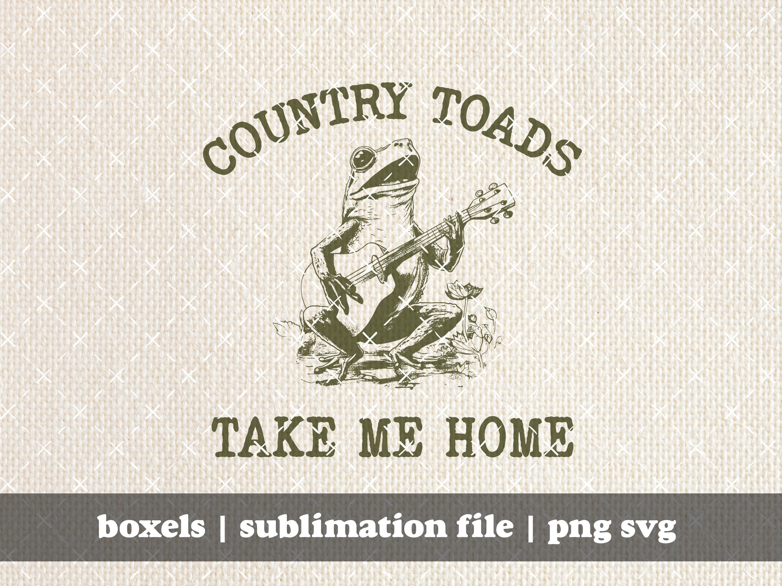 Country Toads Take Home to the Place I Belong Frog and Toad Digital ...