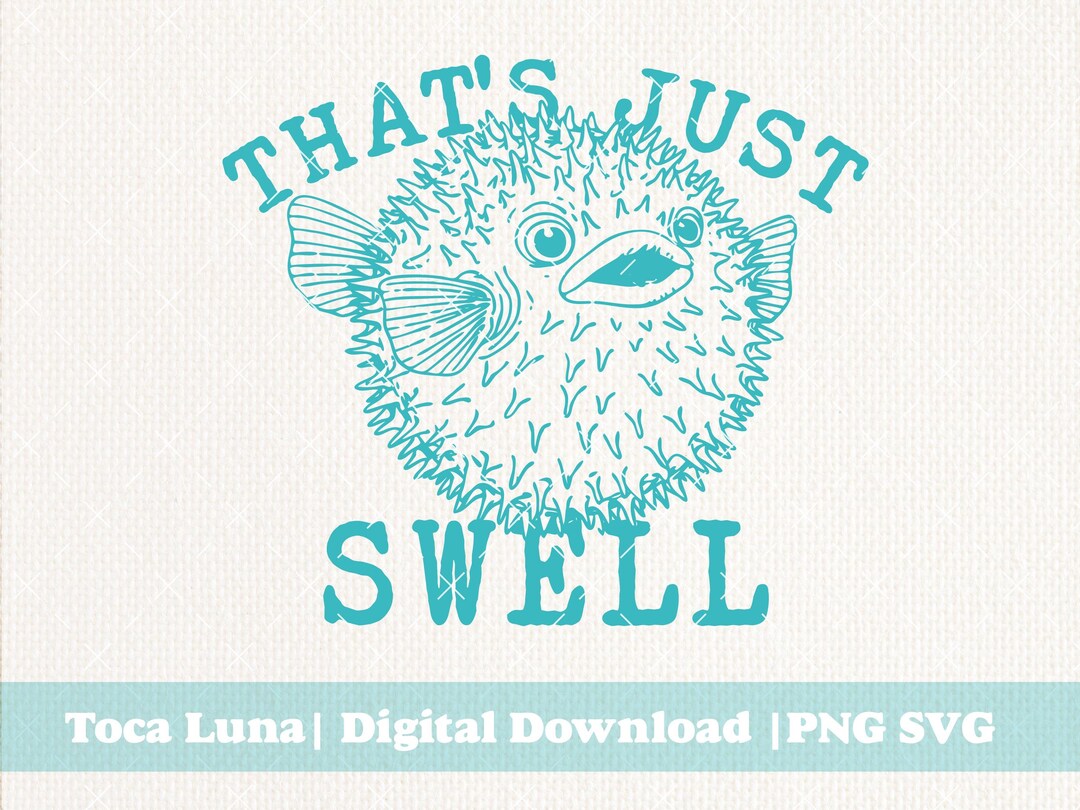 That's Just Swell Puffer Fish Tropical Fish Reef Beach Life Summer ...