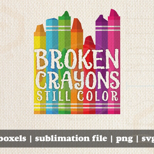 Broken Crayons - Etsy