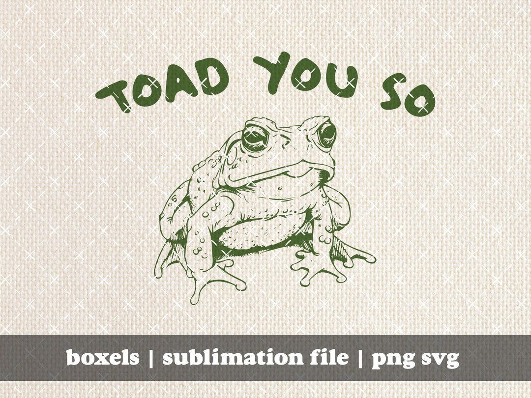 Toad You so Funny Frog and Toad Digital Clipart Vintage Animal Sayings ...