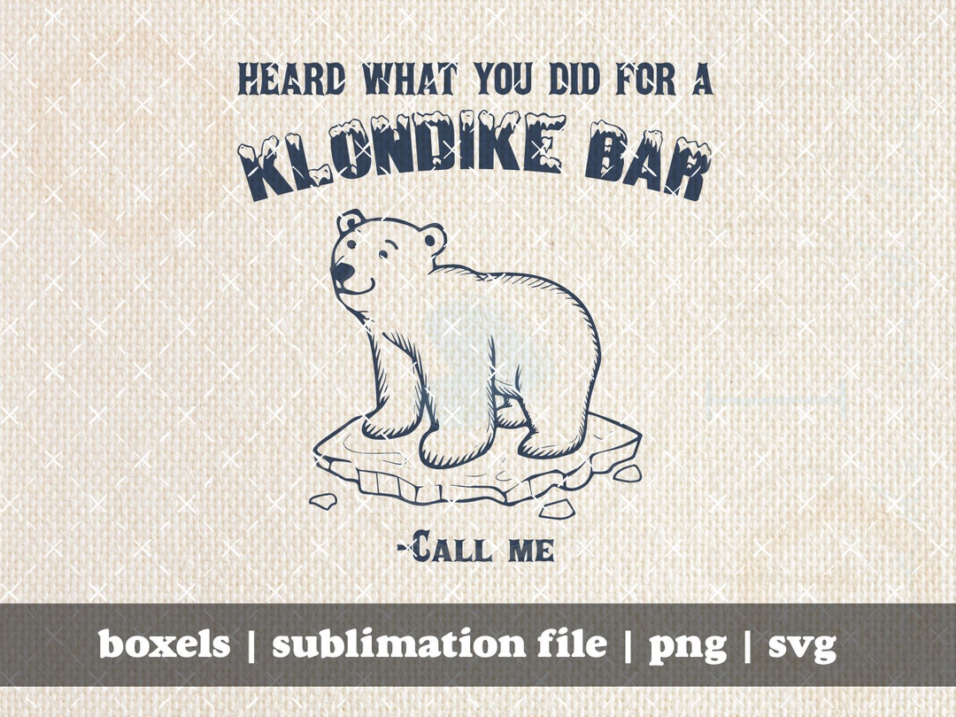 Heard What You Did for A Klondike Bar Call Me Funny Vintage Animals ...