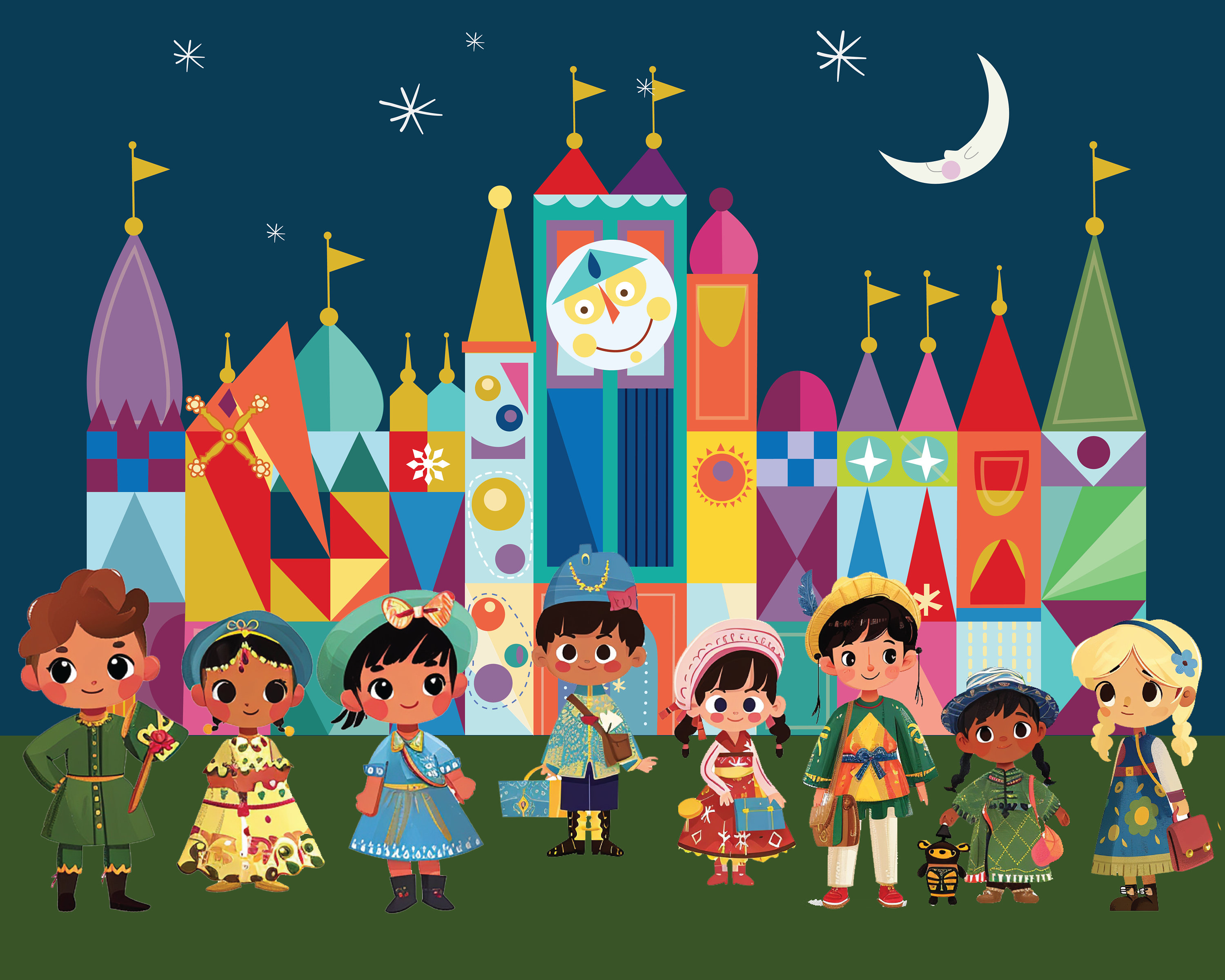 Its A Small World Clip Art