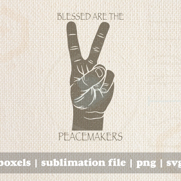 Blessed Are the Peacemakers Sign - Etsy