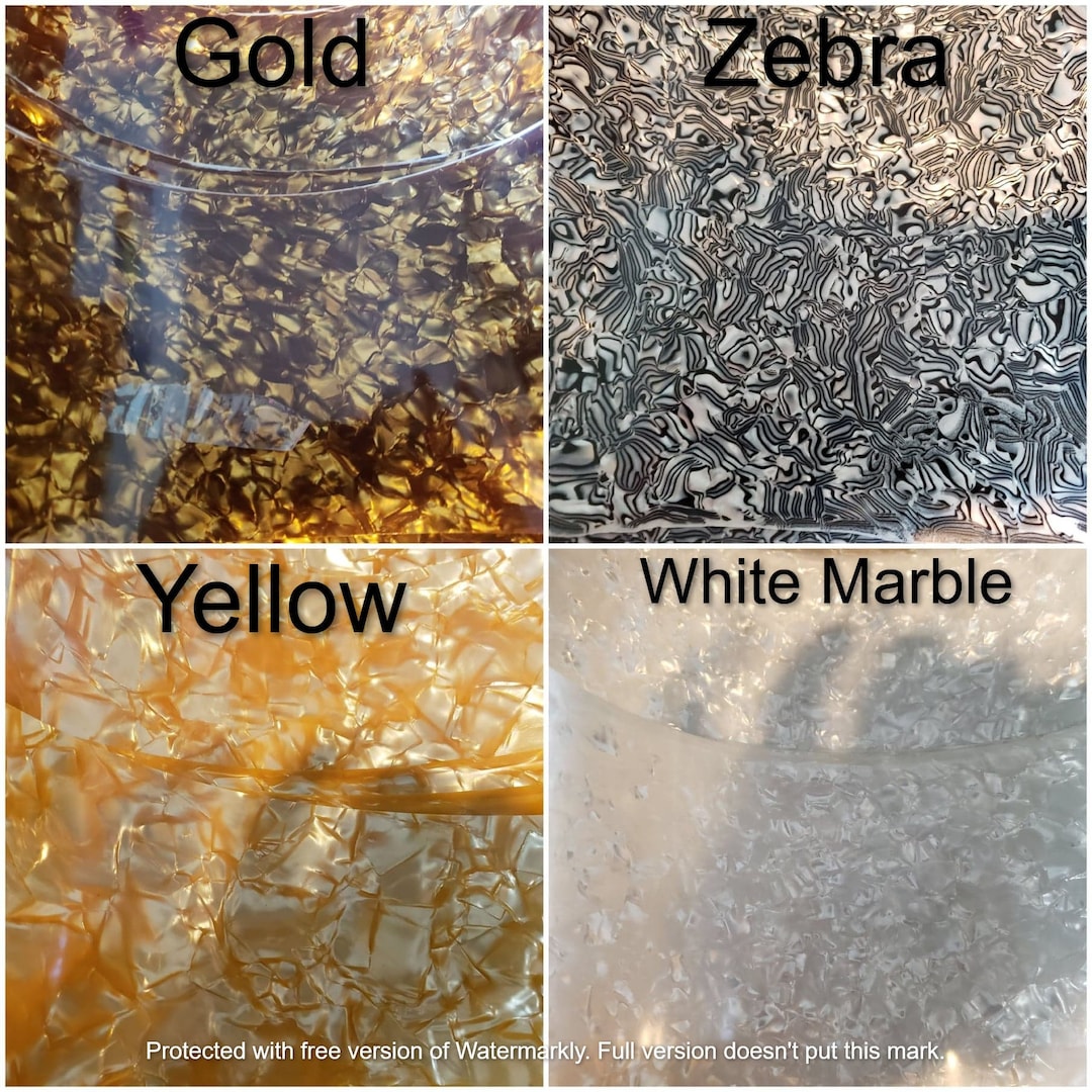 4x4 Inch Celluloid Sheets (101mm) - Etsy