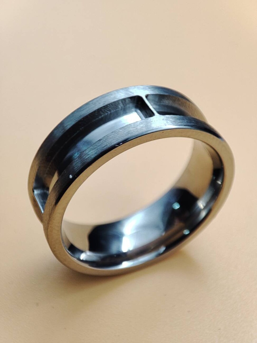 Titanium - 4 Segment Ring Blank - 8/4/x4 - Etsy
