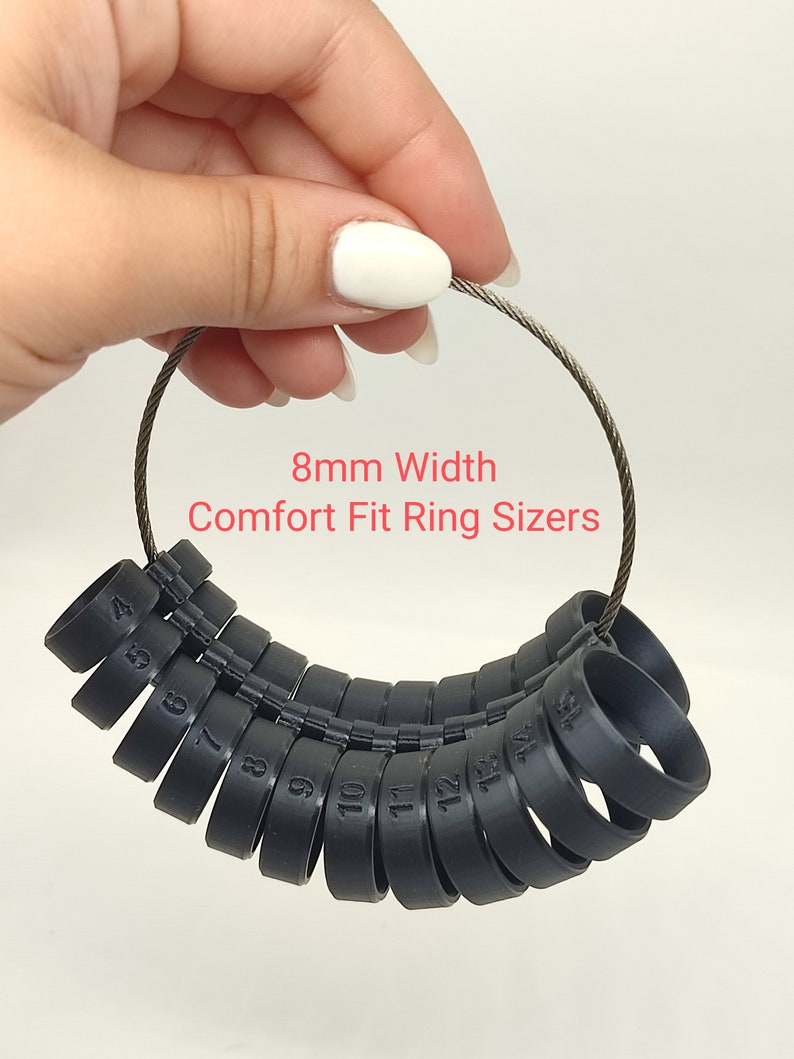 Surefit Comfort Fit Wide-band Ring Sizers - Full Set - Etsy