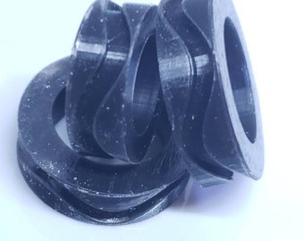 Inlay Wave Ring - Etsy