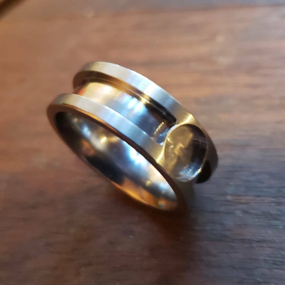 Focus-Channel Ring Blank Resin Inlay Blanks Jewelry Making & Beading ...