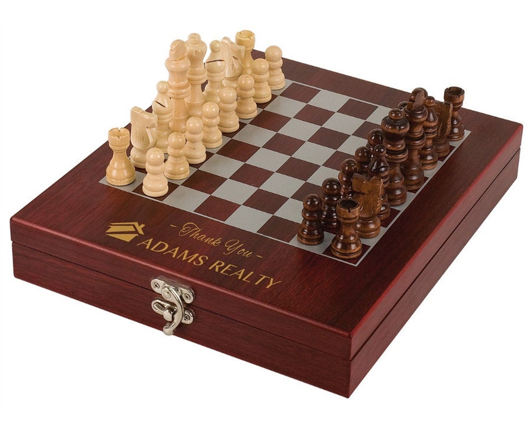 Personalized Chess Set, Travel Chess Set,fathers Day Gift,retirement ...