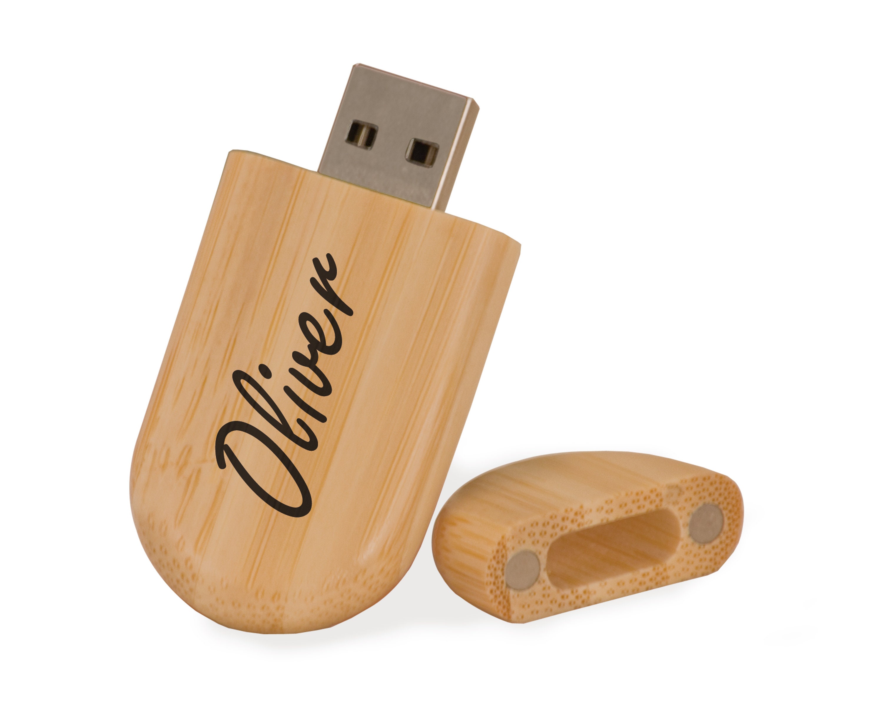 Fathers Day Personalized Wooden USB Flash Drive 8 GB Engraved Bamboo ...