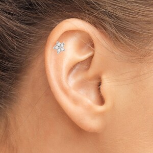 316L Surgical Steel Ear Cartilage Helix Tragus Stud Earring - Etsy