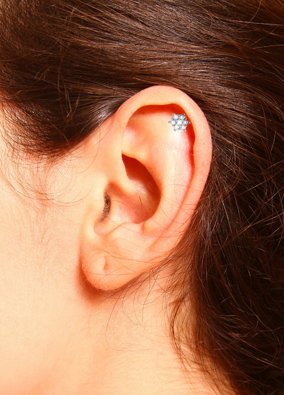 316L Surgical Steel Ear Cartilage Helix Tragus Stud Earring | Etsy