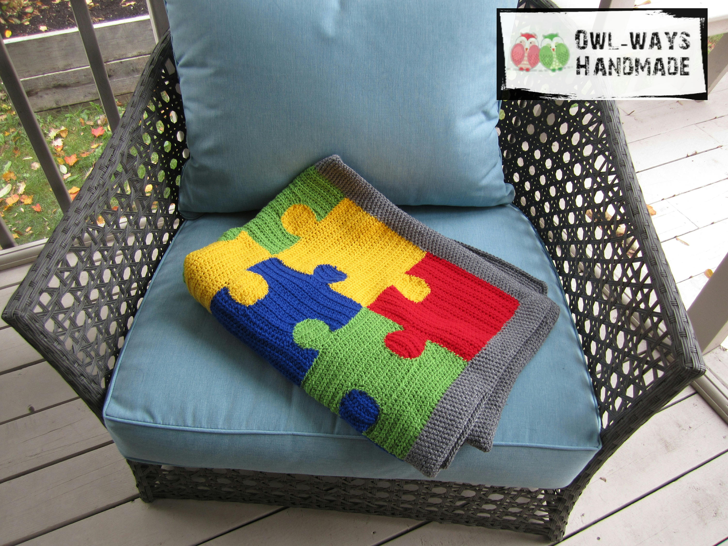 Puzzle Me Happy Crochet Pattern - Etsy Australia