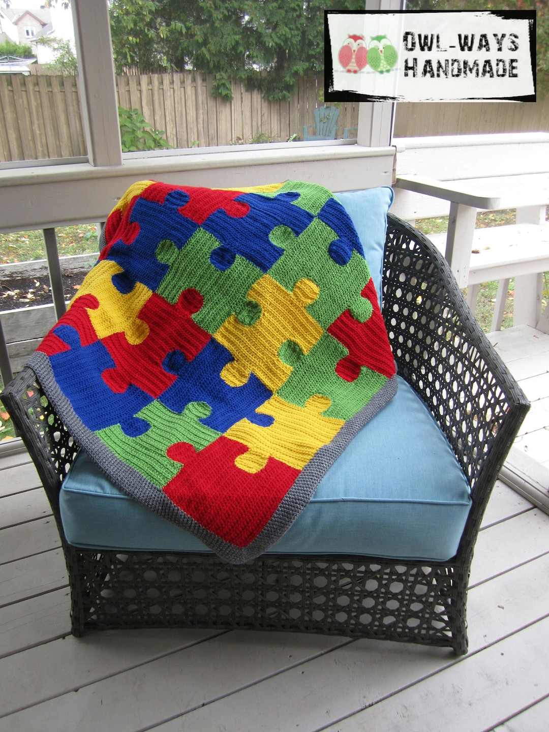 Puzzle Me Happy Crochet Pattern - Etsy Australia
