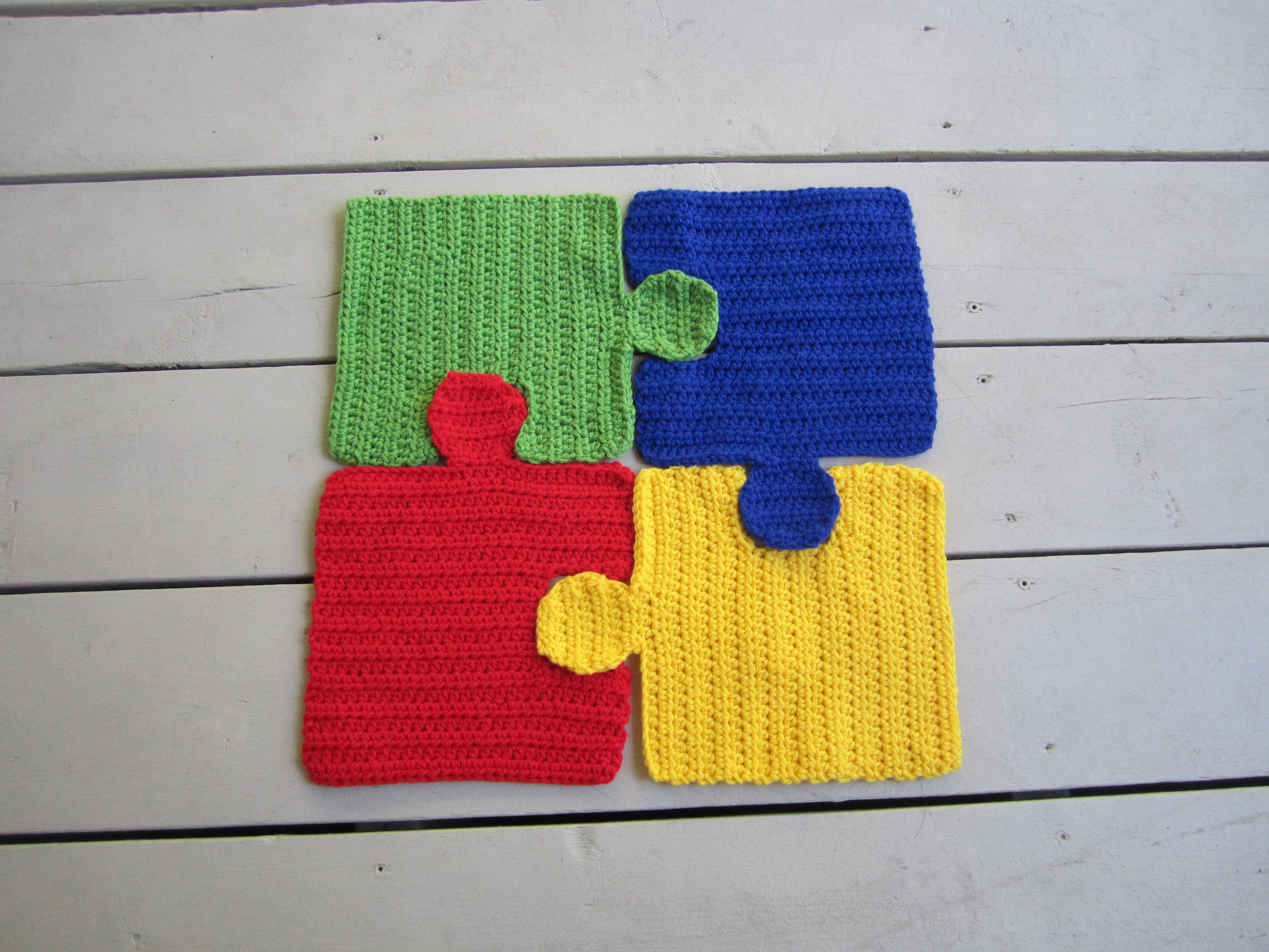 Puzzle Me Happy Crochet Pattern | Etsy Australia