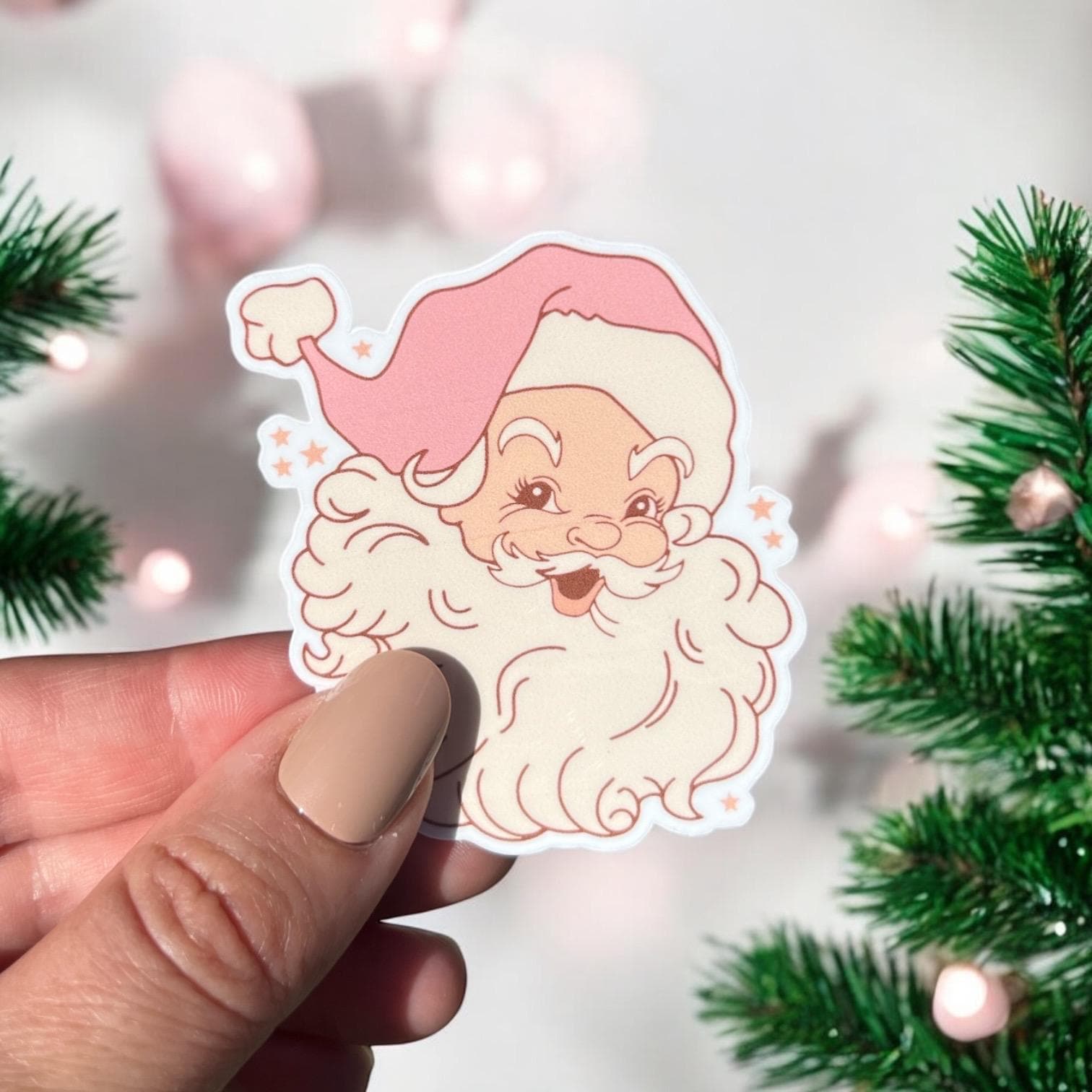 Vintage and Retro Inspired Christmas Stickers - Etsy