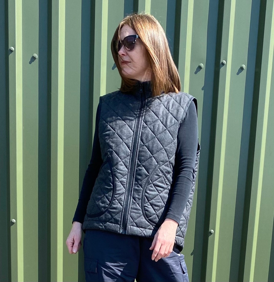 Quilted Gilet Sewing Pattern, Boxy Fit Vest (digital PDF Pattern) - Etsy