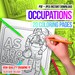 Career Occupations Coloring Pages 20 Page Printable PDF - Etsy