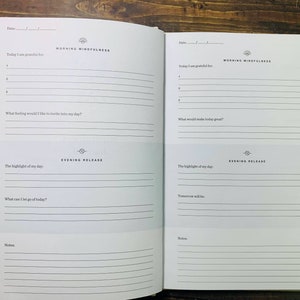 Mindfulness Daily Journal Writing - Etsy UK