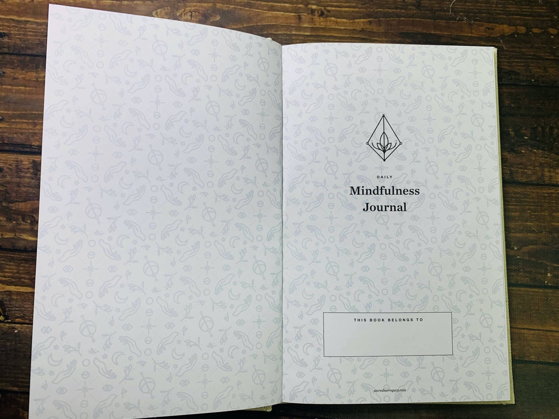 Mindfulness Daily Journal Writing - Etsy UK