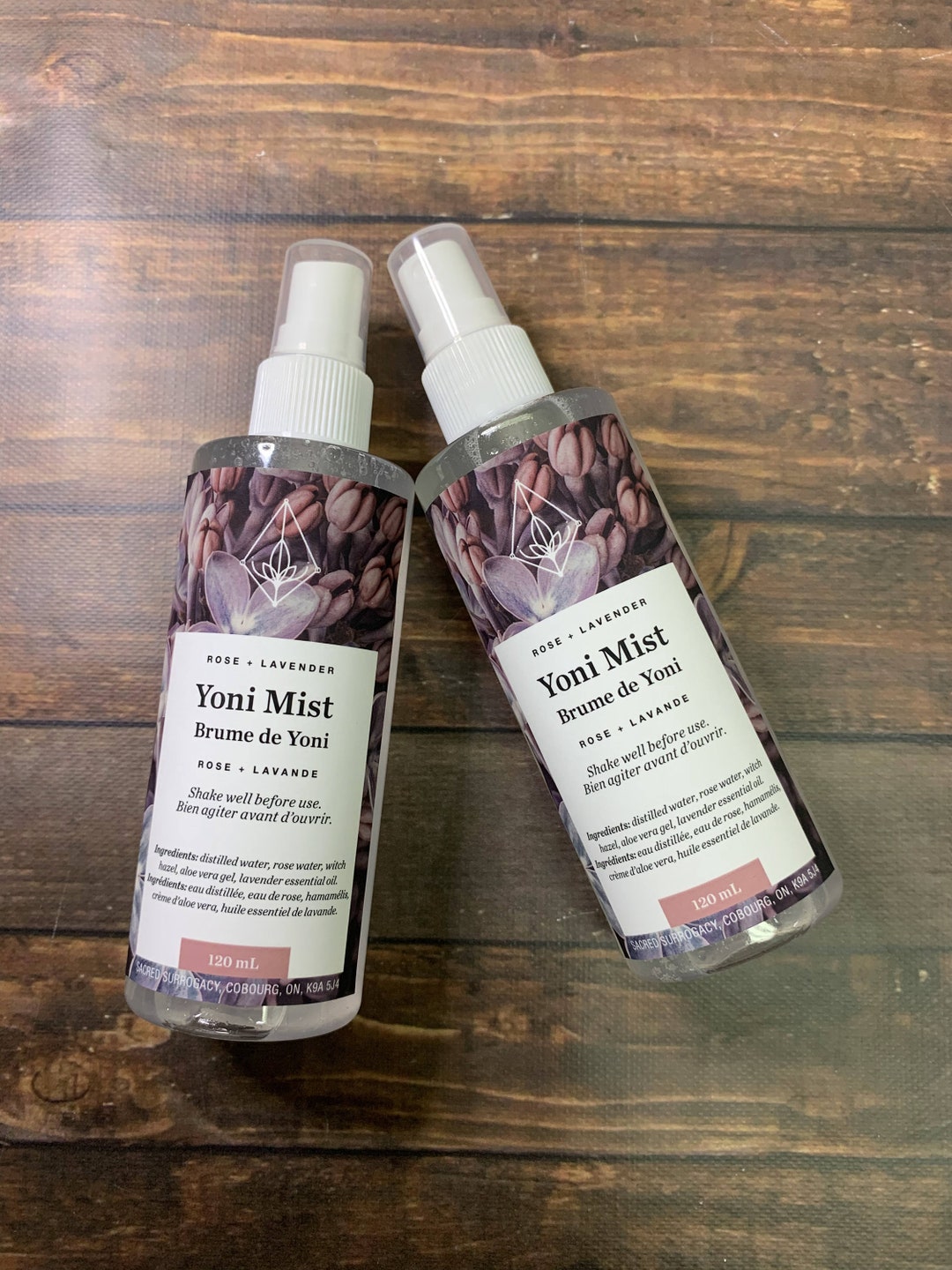 Yoni Mist| Organic Spray| Rose and Lavender Scent - Etsy