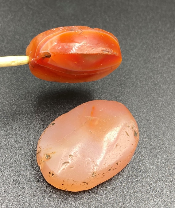 Ancient Haqiq Talisman Middle East Trade Jewelry Carn… - Gem