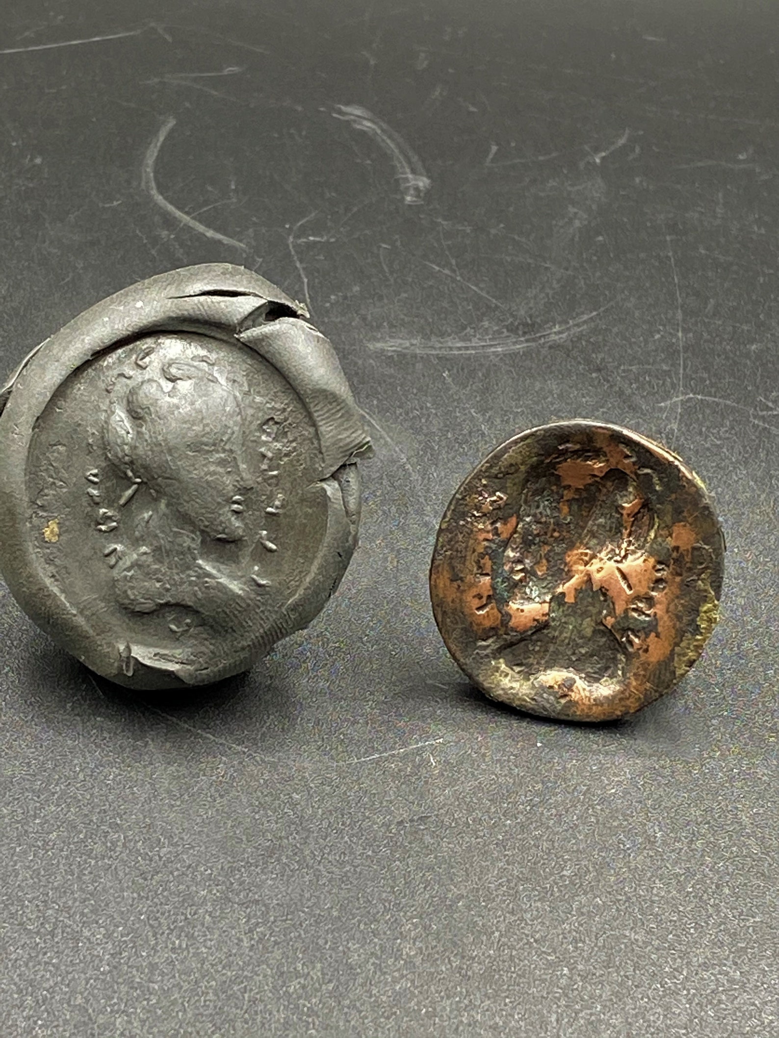 Old Ancient Antique Greco Bactrian Greek Bronze Stamp Seal - Etsy