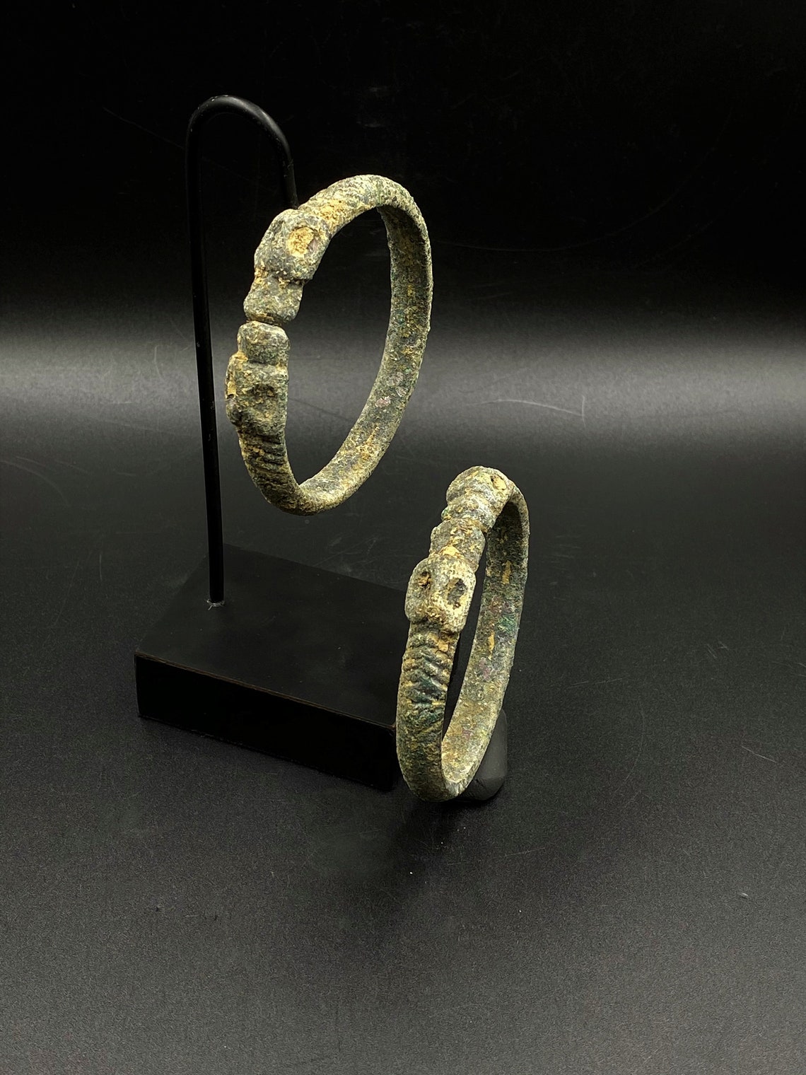 Antique Bronze Bangles Jewelry Bracelets From Ancient Greco Bactrian ...