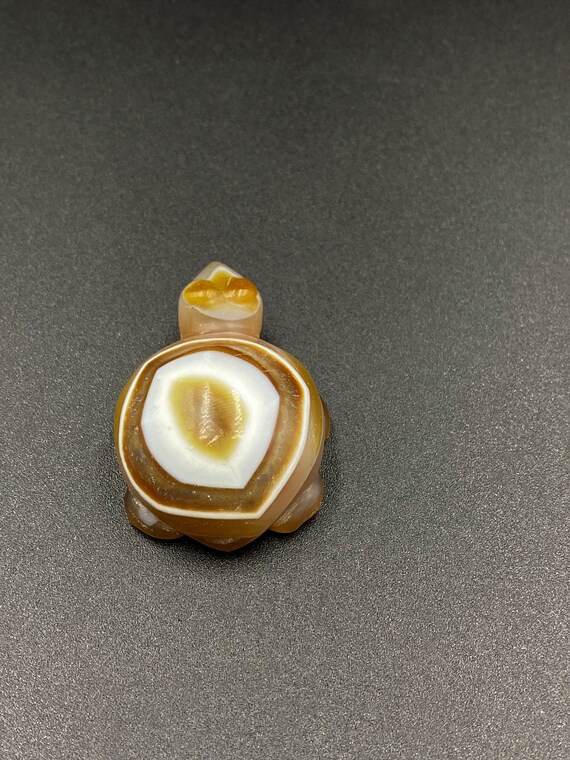 Ancient Agate Turtle Figure Engraved Old Bead Central Asian | Etsy