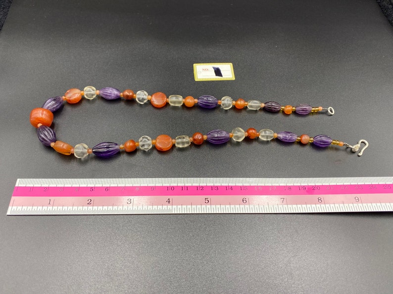 Old Ancient Antique Beads of Crystals and Amethyst From - Etsy