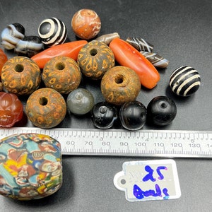 Zee Himalaya Dzi Asian Nepali Culture Carnelian Glass Agate Stone ...
