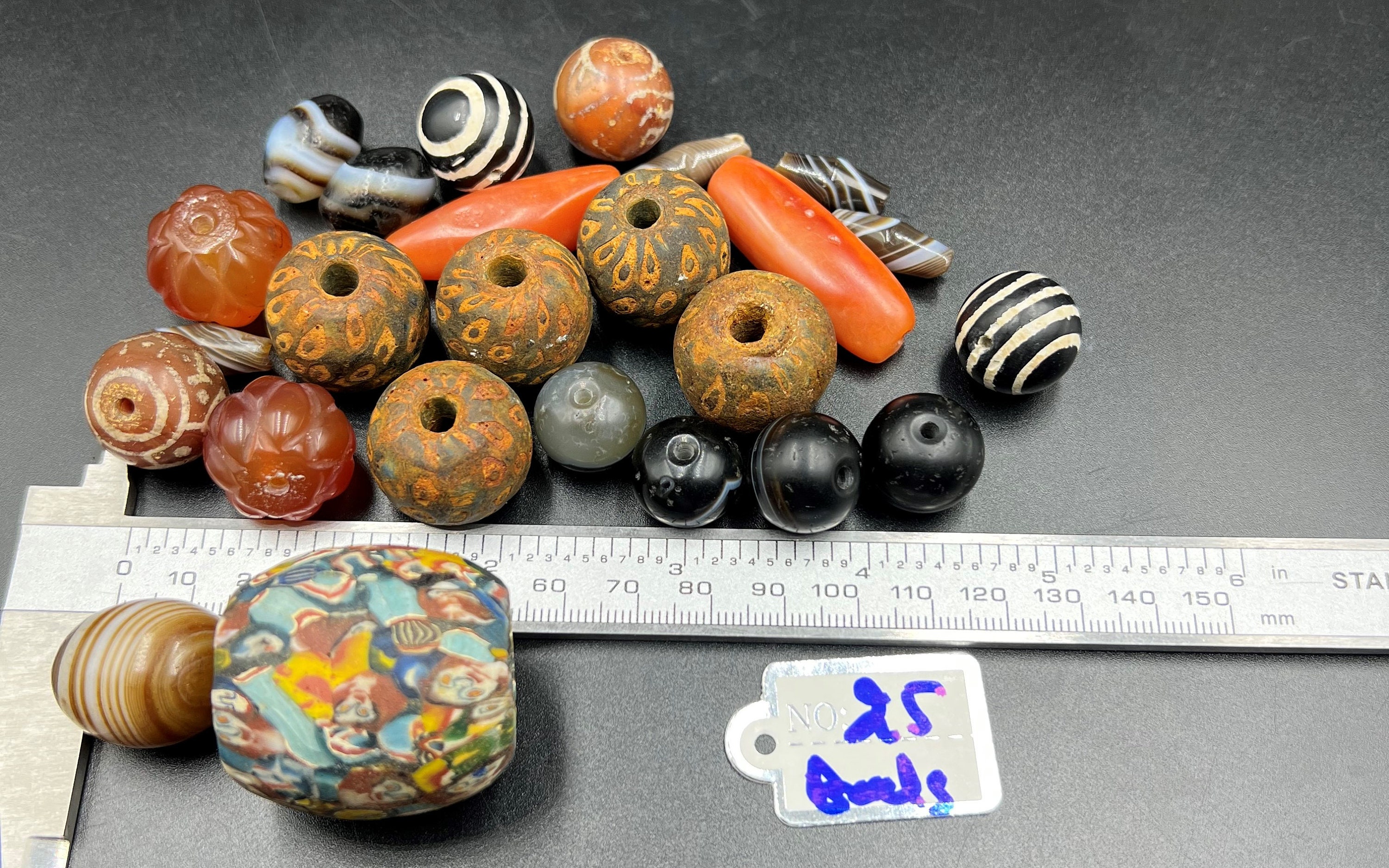 Zee Himalaya Dzi Asian Nepali Culture Carnelian Glass Agate Stone ...