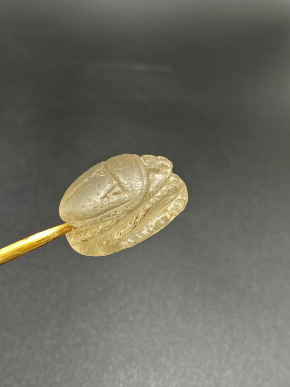 Ancient Egyptian Art Scarab Stamp Seal Bead Amulet Je… - Gem