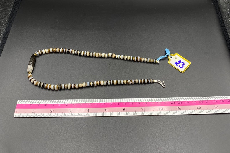 Old Antique Himalayan Ancient Disk Shape Indo Tibetan Banded - Etsy