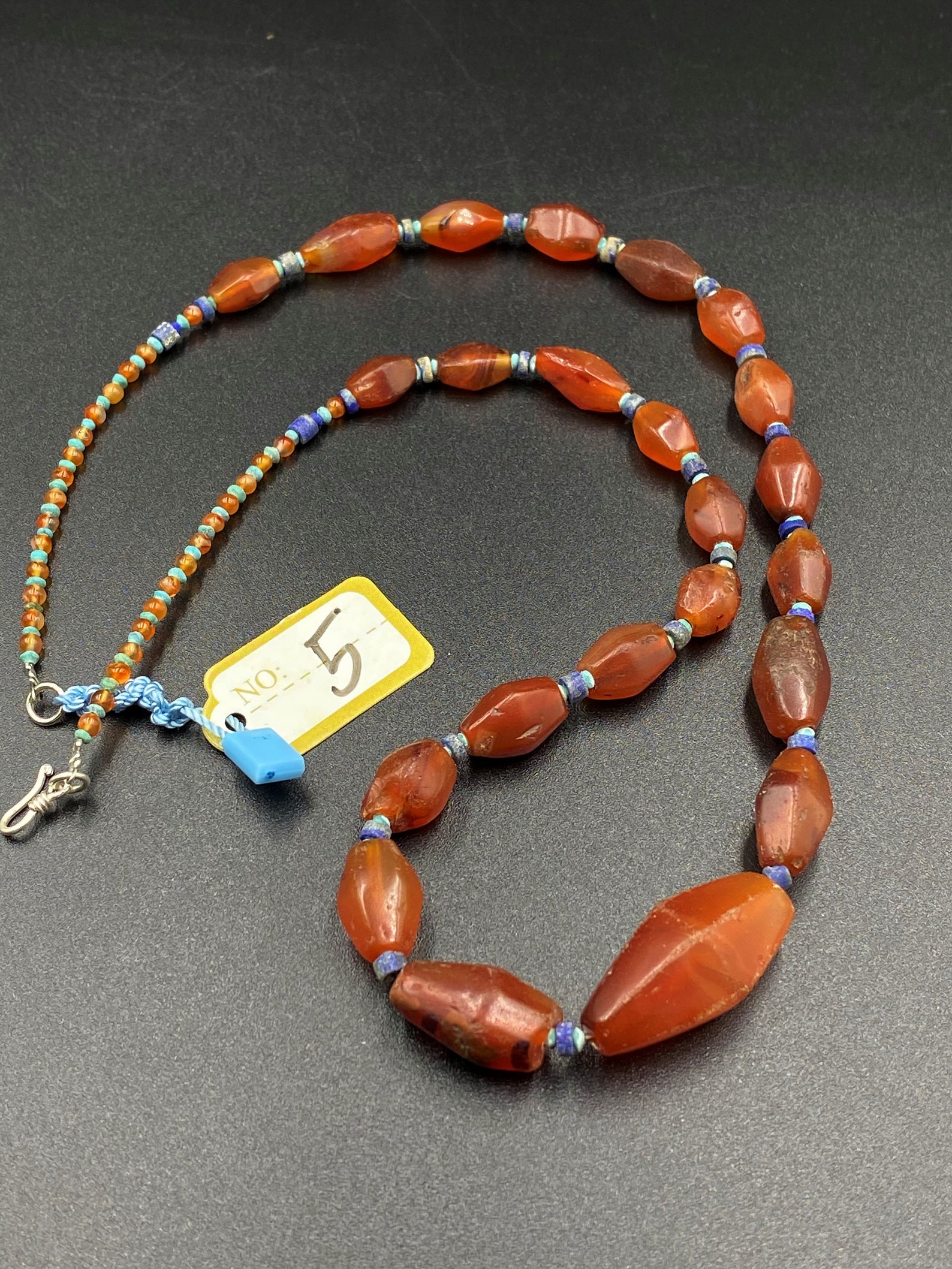 Ancient Himalayan Indo Tibetan Beads Necklace Old Beads Antique ...