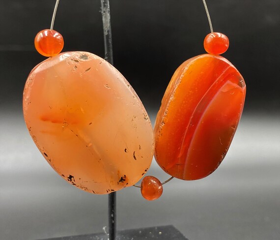 Ancient Haqiq Talisman Middle East Trade Jewelry Carn… - Gem