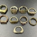 Ancient Near Eastern Roman Greek Sasanian Jewelry Bronze Signet Rings ...