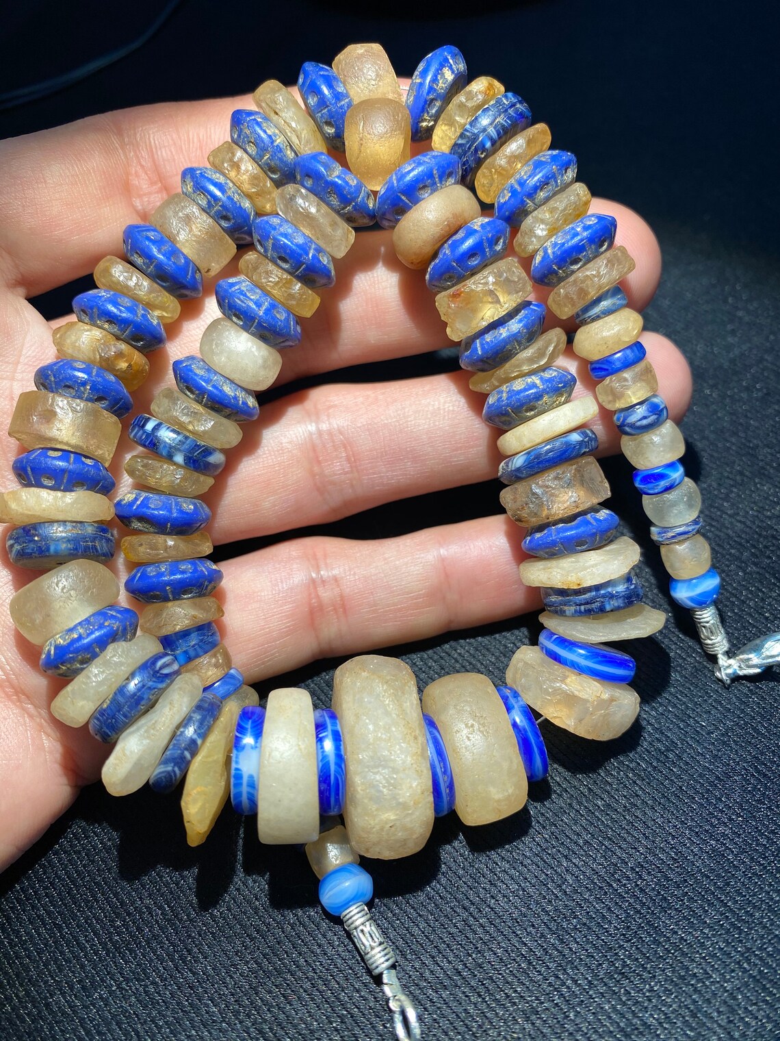 Ancient Crystal Quartz Beads Necklace Neolithic Period Jewelry - Etsy