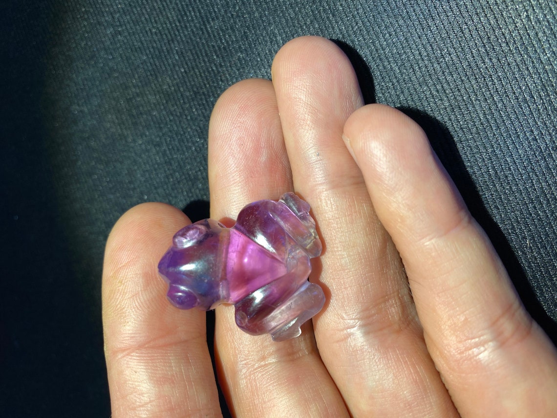 A Pyu Period Amethyst Frog Figure Bead From Burma | Etsy