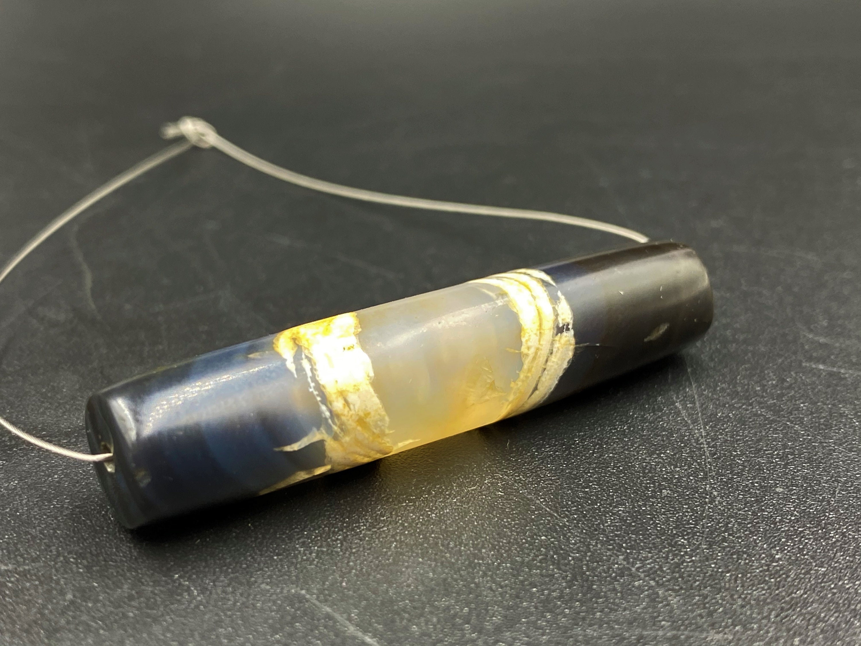 Amazing Antique Southeast Asia Etched Agate Talisman Bead - Etsy