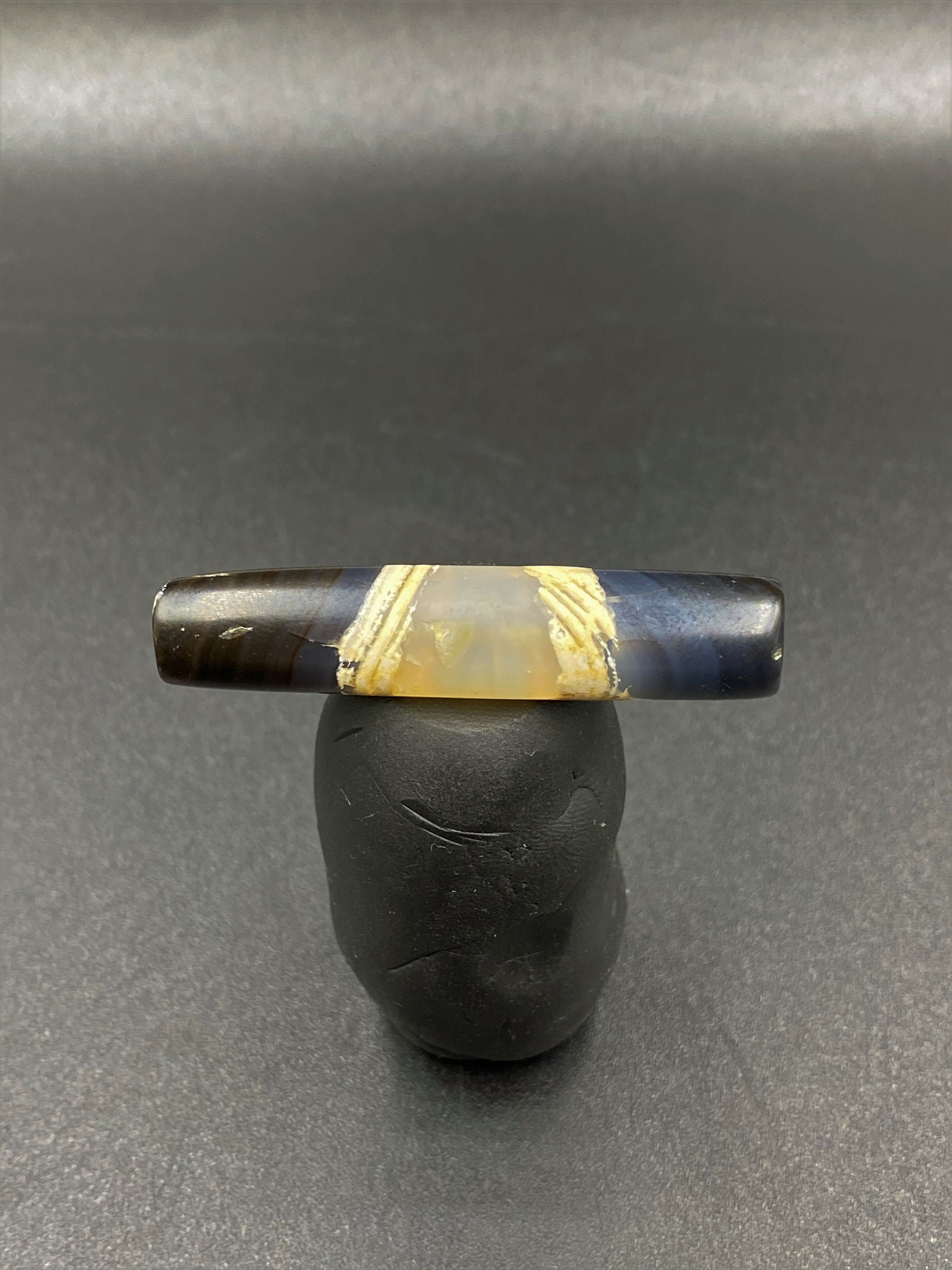 Amazing Antique Southeast Asia Etched Agate Talisman Bead - Etsy