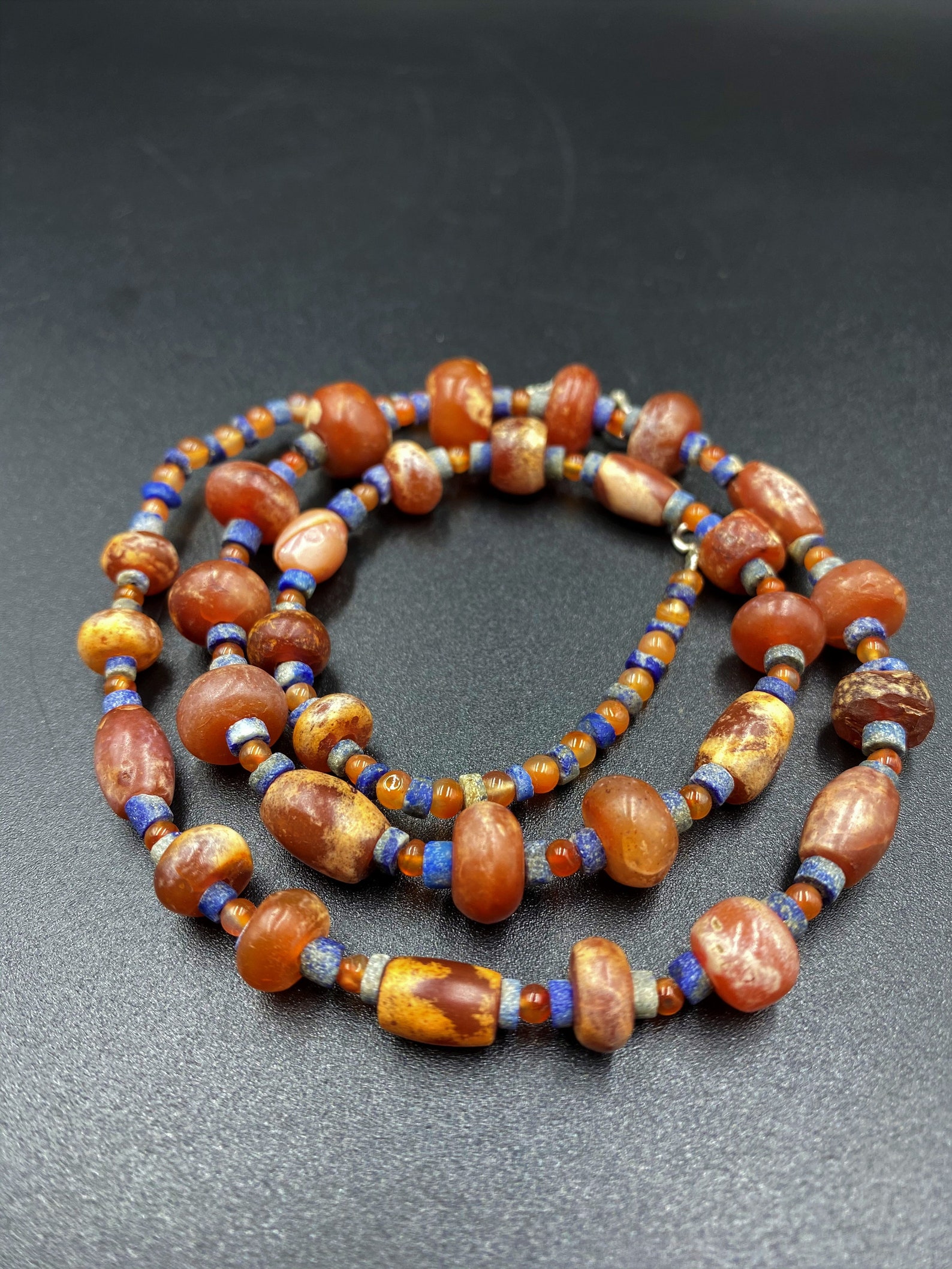 Old Beads of Carnelian From Ancient Times Original Rare Himalayan Agate ...